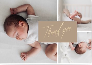 Baby Thank You Cards | Your Photos and Text | Optimalprint