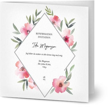 Indbydelser til konfirmation | Optimalprint