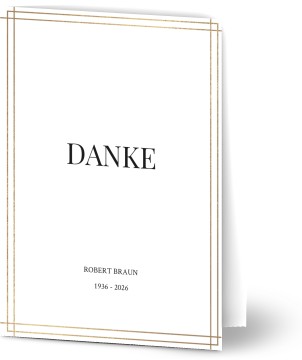 Danksagung Trauer gestalten - Dankeskarten Trauerfall online | Optimalprint