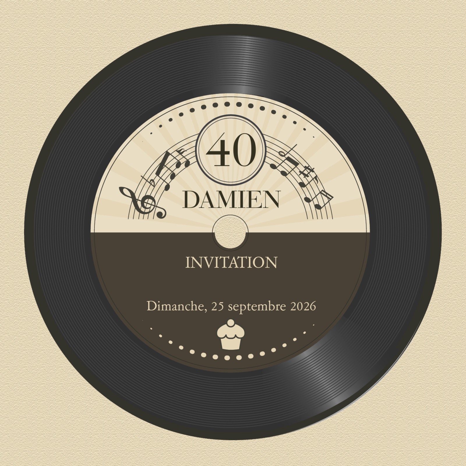 Carte d'invitation anniversaire | Optimalprint