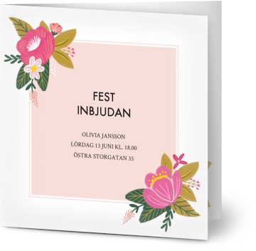 Inbjudningskort och inbjudningar | Personalisera inbjudan med text och ...