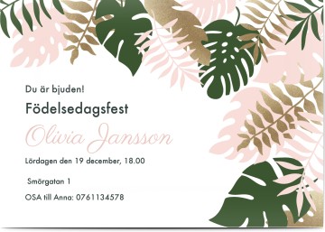 Inbjudningskort och inbjudningar | Personalisera inbjudan med text och ...