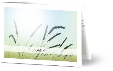 Danksagung Trauer gestalten - Dankeskarten Trauerfall online | Optimalprint