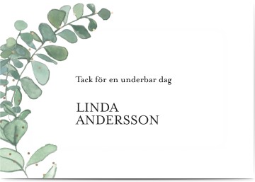 Personliga tackkort med egna bilder och text - Optimalprint Sverige