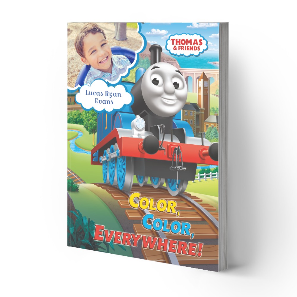 Thomas & Friends Color Everywhere - Personalised activity books for fun ...