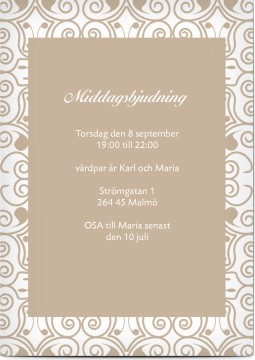 Inbjudningskort och inbjudningar | Personalisera inbjudan med text och ...